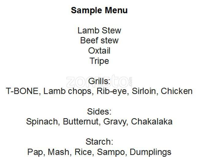 Menu at Mash Braai House restaurant, Sandton, Cnr. William Nicol Dr ...