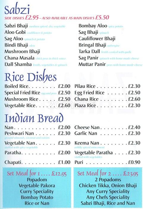 Menu at Shanaz fast food, Edinburgh, 45 Raeburn Pl
