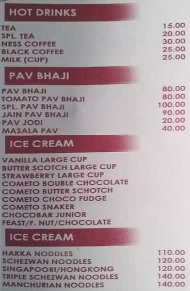 Menu at Satvik Only Veg, Pune
