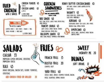 Menu at BRD by Slab restaurant, Dubai, Al Wasl Rd