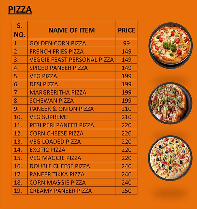 Menu at Yum Yum indore cafe, Indore