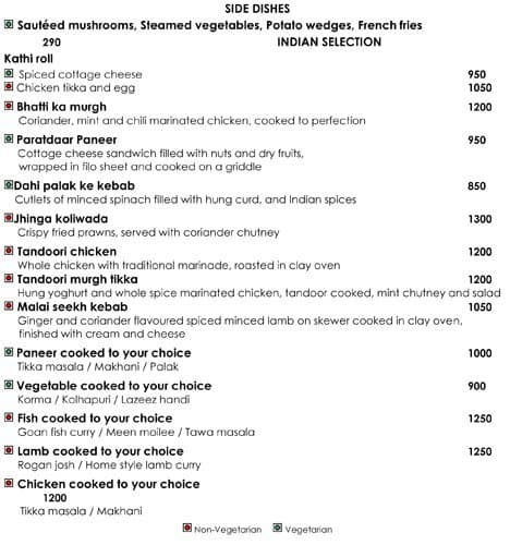 Menu at STAX Bar - Hyatt Regency Mumbai, Mumbai