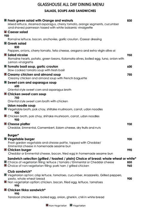 Menu at STAX Bar - Hyatt Regency Mumbai, Mumbai