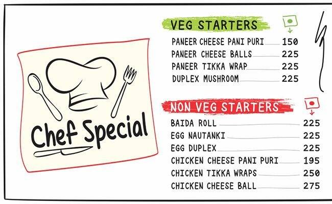 Menu at Rude Lounge, Navi Mumbai, Grond Floor