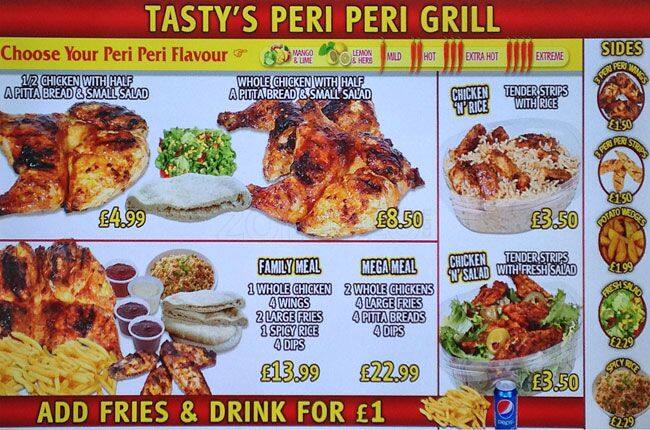 Menu at Taste Restaurant, Saint Agnes, 40 Vicarage Rd