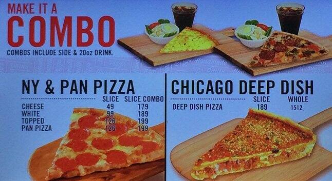 Sbarro Menu, Menu for Sbarro, Bonifacio Global City, Taguig City ...