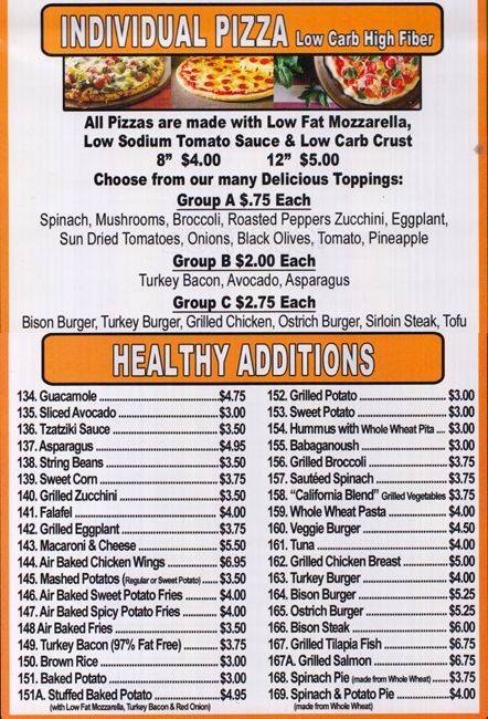 Menu at Fuel Fever pub & bar, New York City, 18th Ave
