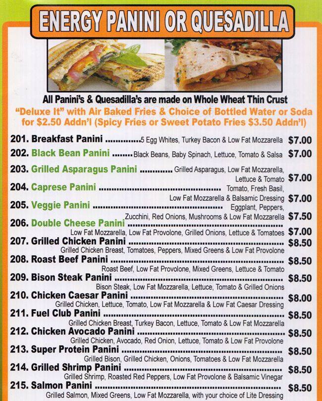 Menu at Fuel Fever pub & bar, New York City, 18th Ave