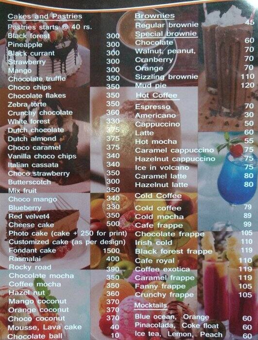 Savor Cakes & Cafe Menu, Menu for Savor Cakes & Cafe, Nerul, Navi Mumbai - Zomato