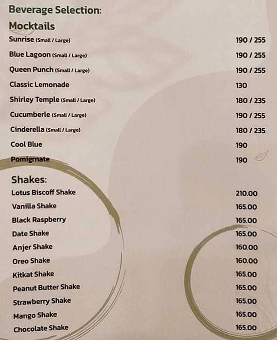 Menu at 7C’s Cafe N Fine Dine, Srinagar, Sangarmaal Mall