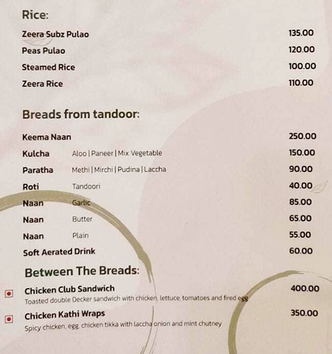 Menu at 7C’s Cafe N Fine Dine, Srinagar, Sangarmaal Mall