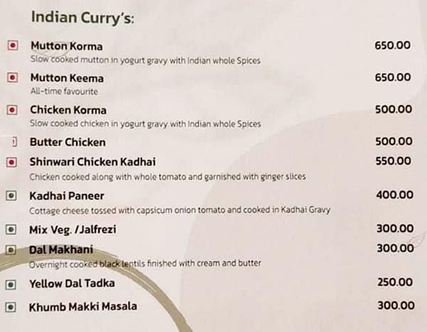 Menu at 7C’s Cafe N Fine Dine, Srinagar, Sangarmaal Mall