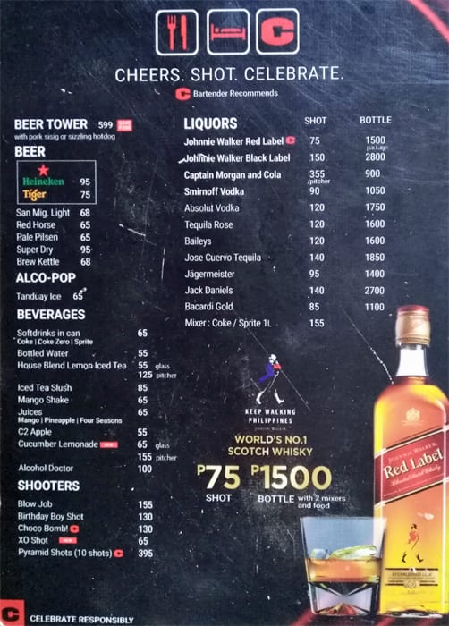 Menu at Central BBQ Boy Grill, Parañaque, F2MP+924
