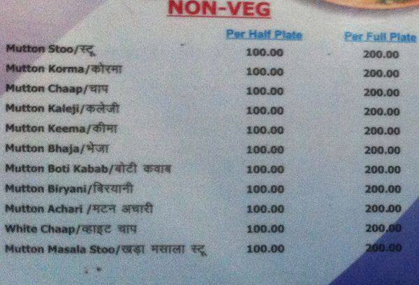 Hotel Charminar Menu, Menu for Hotel Charminar, Lalbagh, Lucknow - Zomato