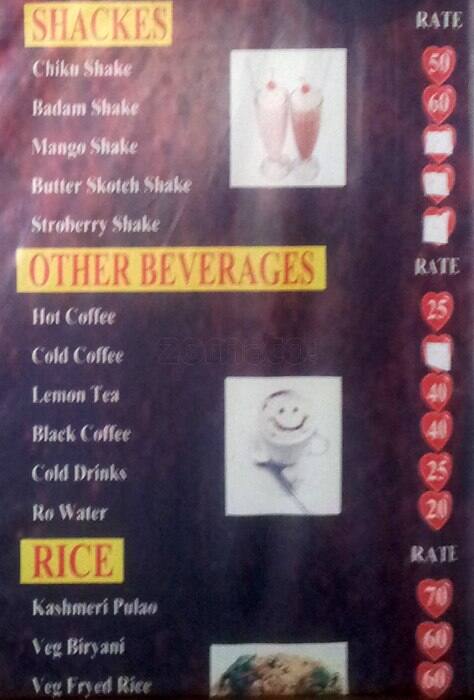 Menu at Day & Night Cafe, Indore