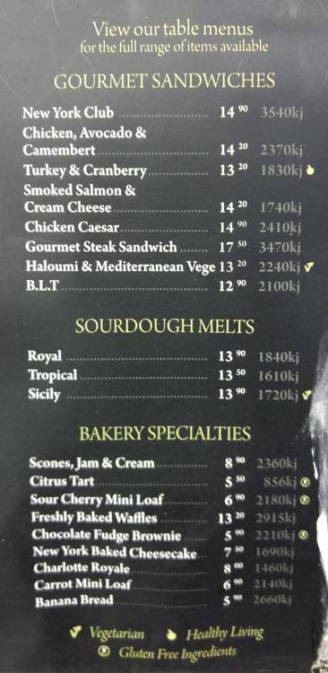Menu at Shingle Inn Bulimba cafe, Bulimba, 190 Oxford St