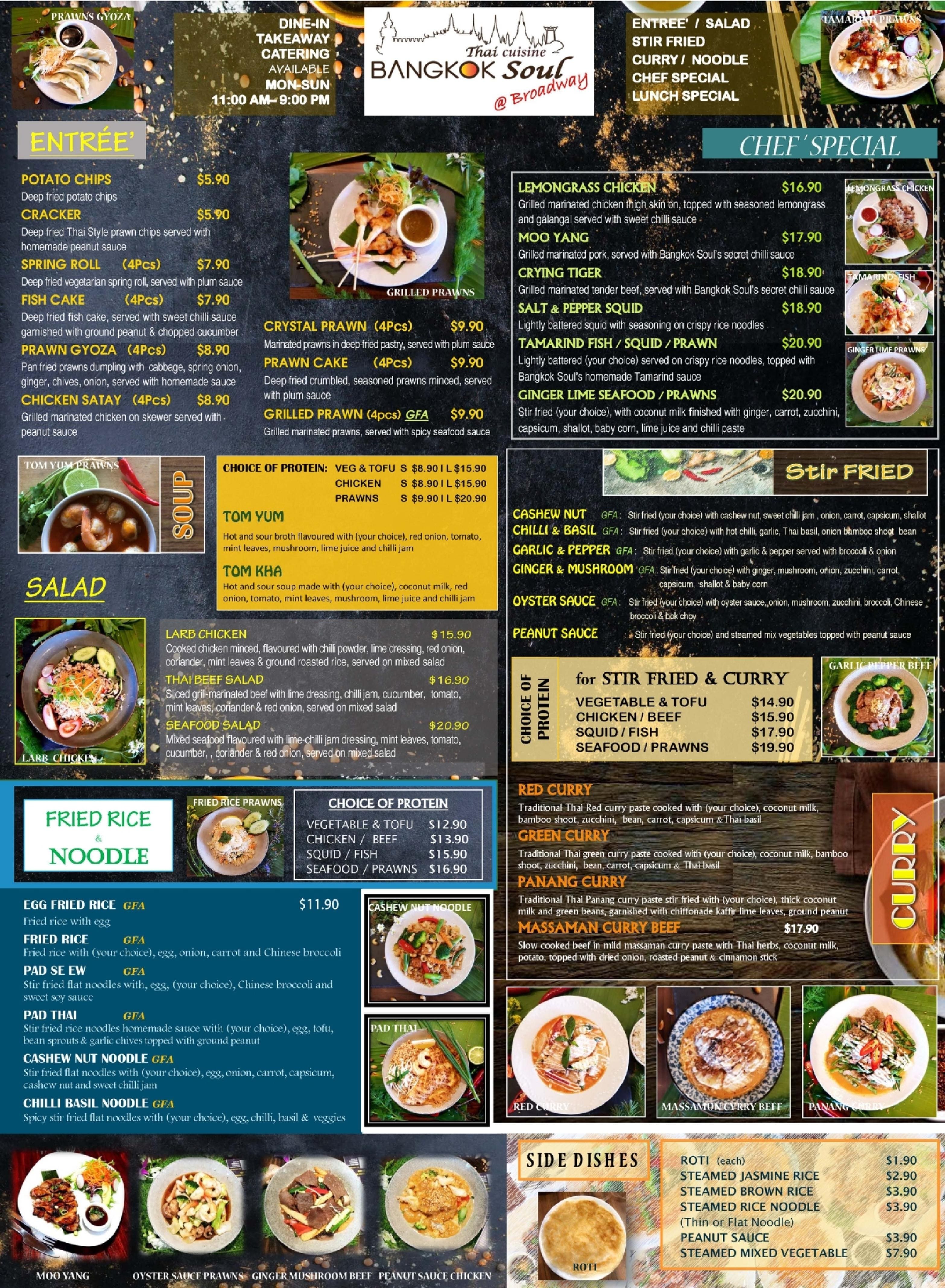 Menu at Broadway Diner pub & bar, Ultimo