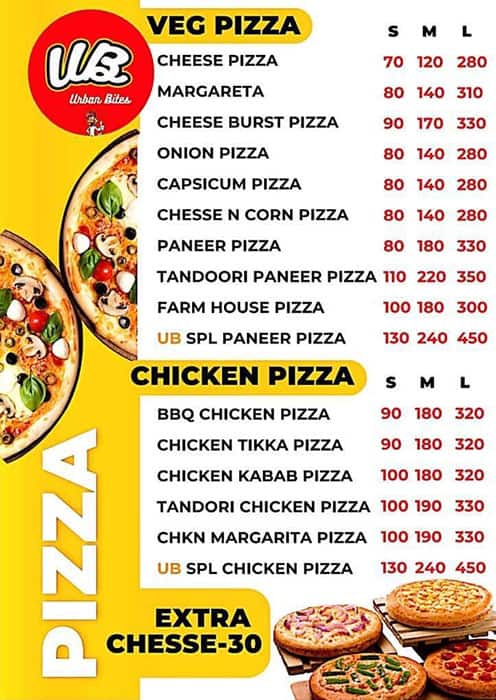 Menu at Urban Bites, Delhi, Shop No - 320