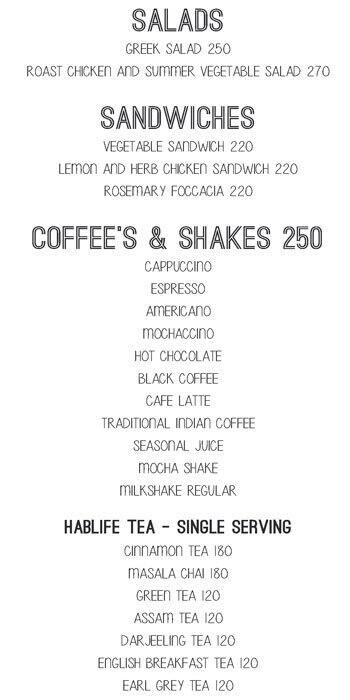 Hearth - Hablis Hotel Menu, Menu for Hearth - Hablis Hotel, Guindy ...