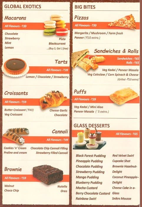 Menu at 7th Heaven, Thane, 4, Shree Sharanam CHS