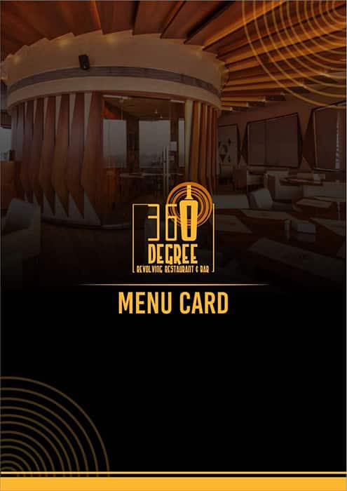 Menu of 360 Degree - The Rooftop Restaurant & Bar, JM Road, Pune