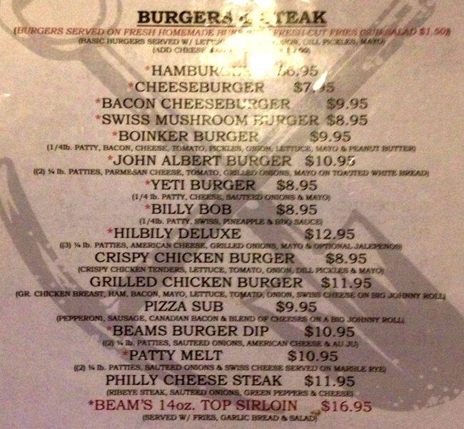 The Pick And Shovel Menu Menu For The Pick And Shovel Buckley