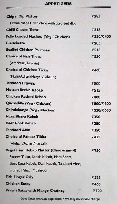 AmBar Menu, Menu for AmBar, Chandpole, Udaipur - Zomato