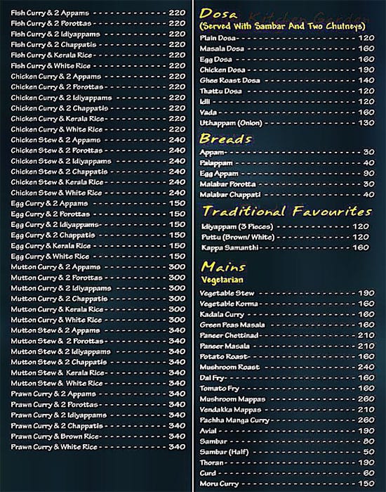 Menu at Malabar Taste Buds, Gurugram, S 28/13