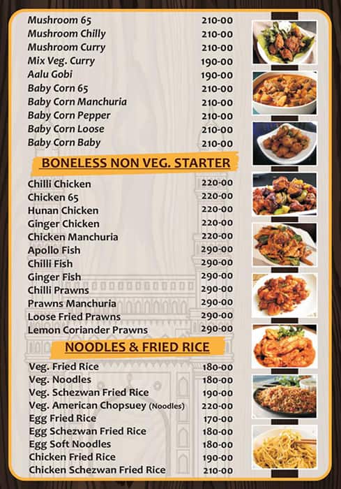 Menu at Hyderabad Street Kitchen, Hyderabad