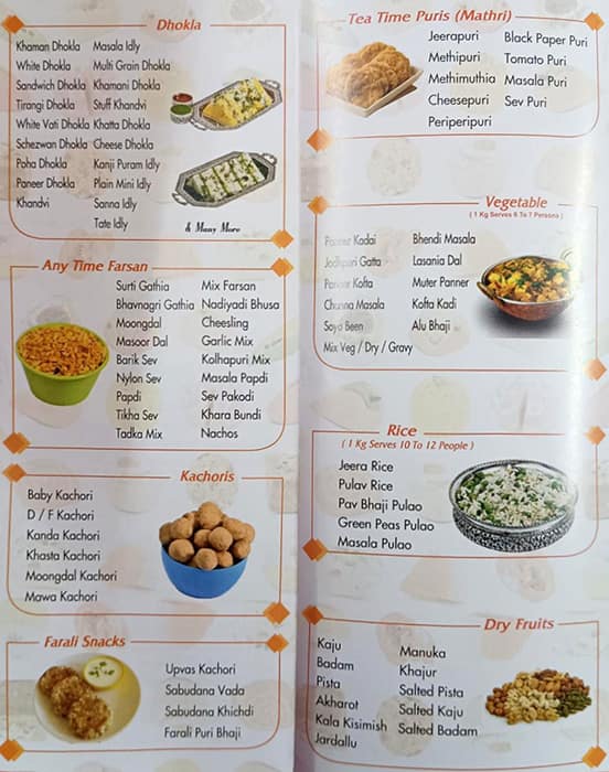Menu of Colaba Sweet Mart, Colaba, Mumbai