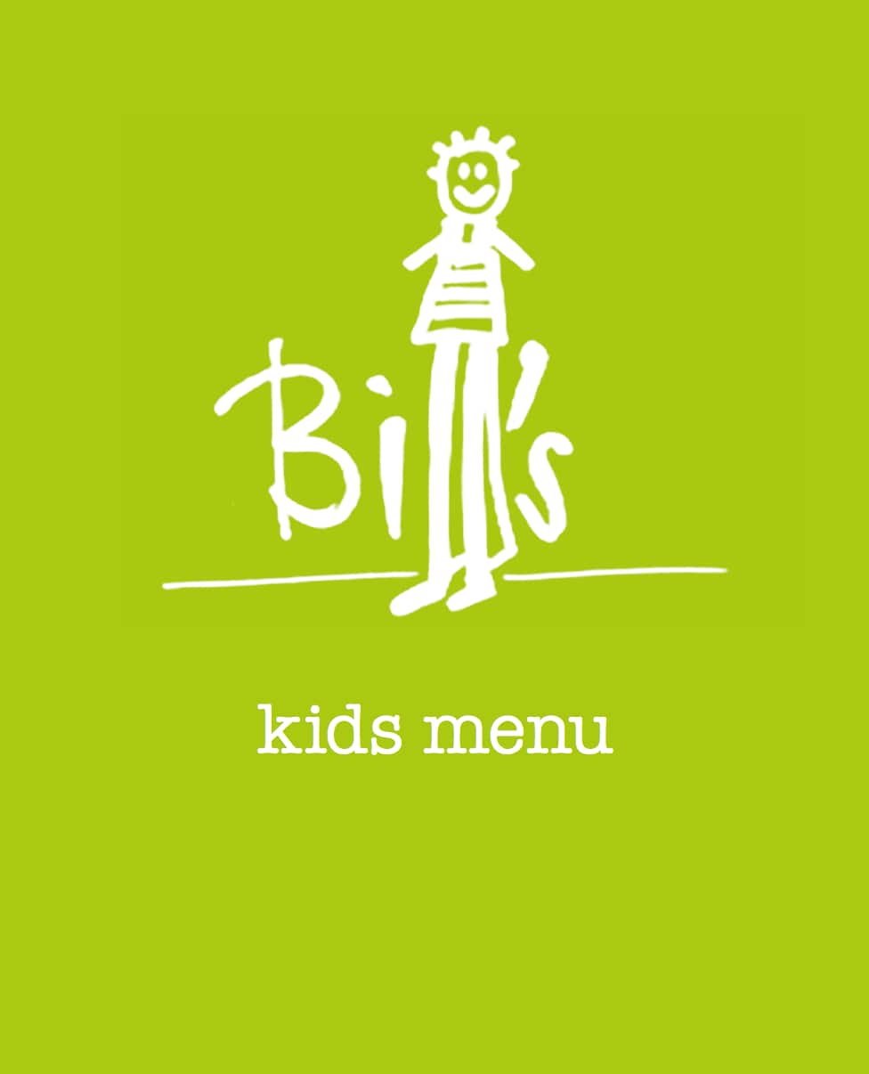 Menu at Bill's Exeter Restaurant, Exeter