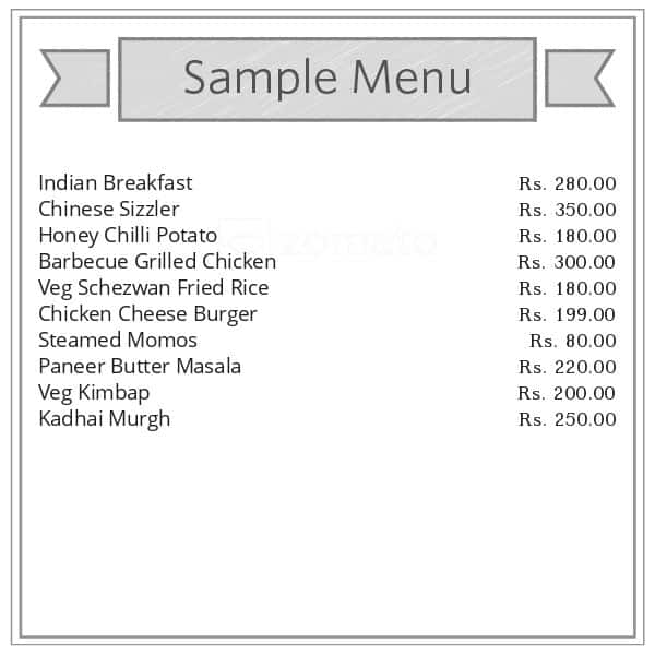 Menu of Backyard Restro Cafe, Pradhan Nagar, Siliguri