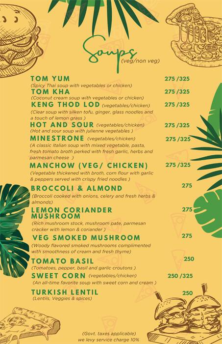 Menu at Lawn Bistro, Noida, Shop No:12