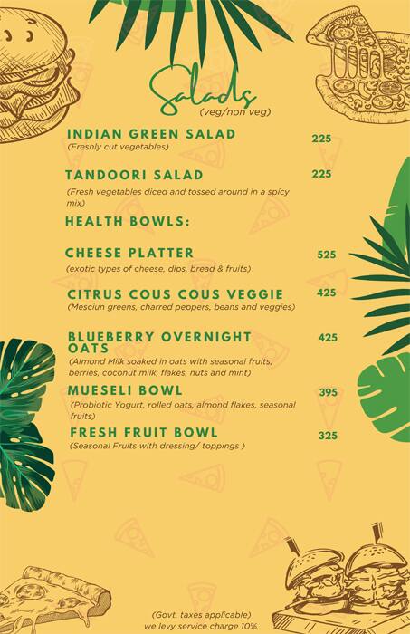 Menu at Lawn Bistro, Noida, Shop No:12