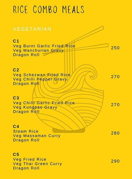 Menu at Miso Asian Takeaway, Dona Paula