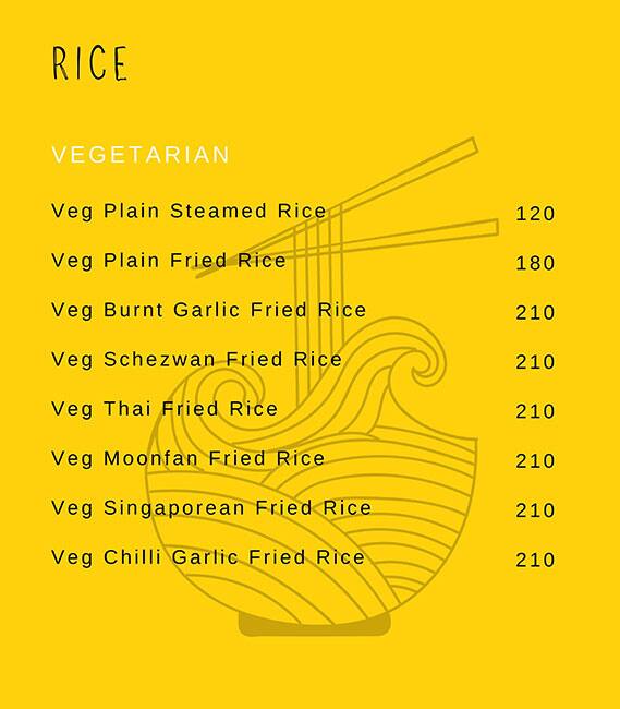 Menu at Miso Asian Takeaway, Dona Paula