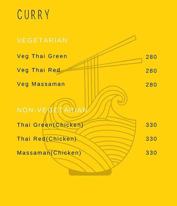 Menu at Miso Asian Takeaway, Dona Paula