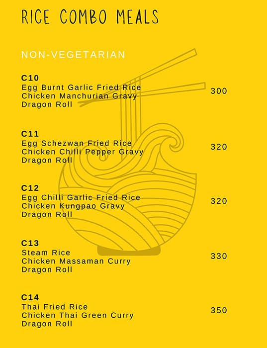Menu at Miso Asian Takeaway, Dona Paula