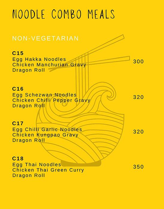 Menu at Miso Asian Takeaway, Dona Paula