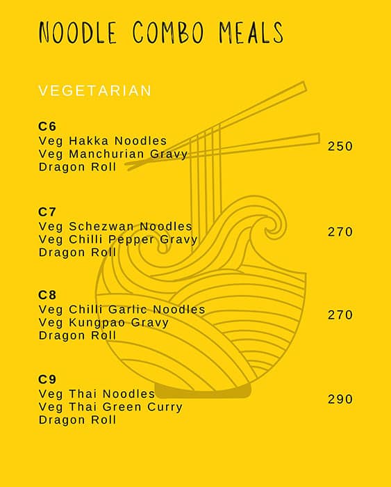 Menu at Miso Asian Takeaway, Dona Paula