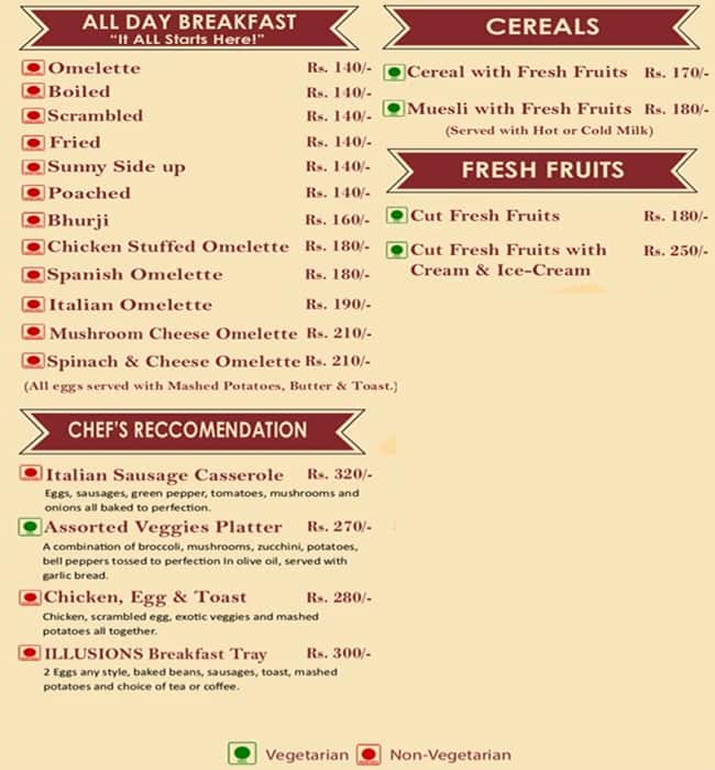 Cafe Illusions Menu, Menu for Cafe Illusions, Dharampeth, Nagpur - Zomato
