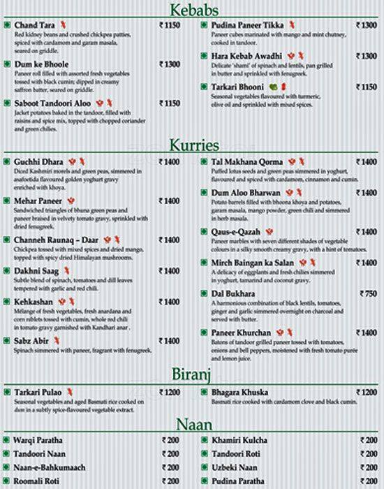 K&K - ITC Grand Central Menu - Zomato
