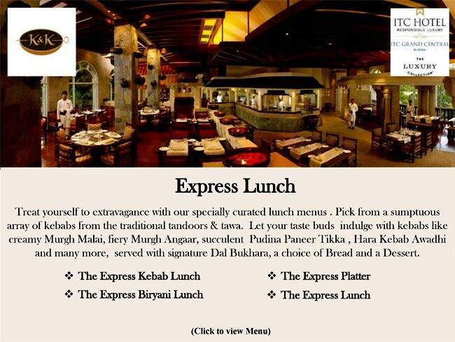 K&K - ITC Grand Central Menu - Zomato
