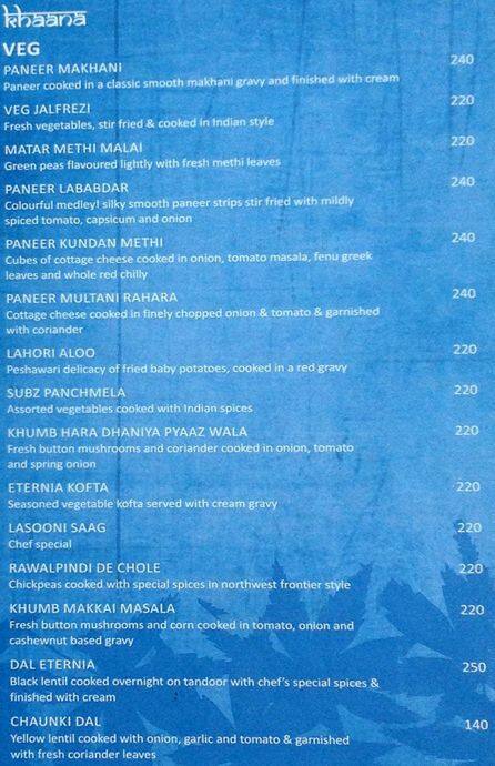 Menu at Punjab Exotica, Pimpri-Chinchwad, 2 Phase Opposite Tata Johnson