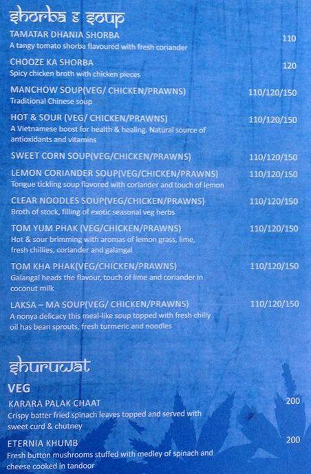 Menu at Punjab Exotica, Pimpri-Chinchwad, 2 Phase Opposite Tata Johnson