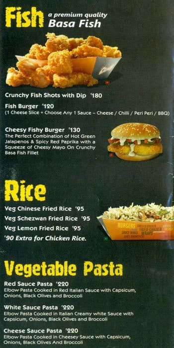 Menu at CRUNCH Vesu, Surat, Surat, 4QRH+FJC White House