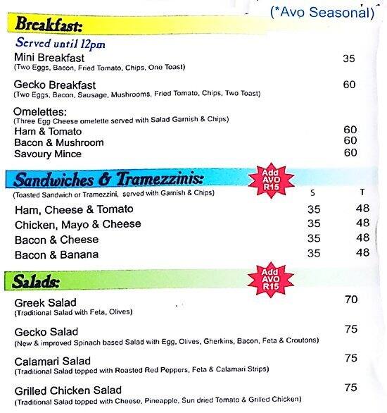 Gecko Lounge, Paarl, Cape Town - Zomato SA