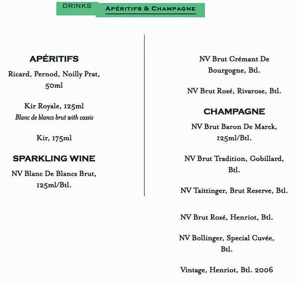 Menu at Côte Brasserie pub & bar, Chester