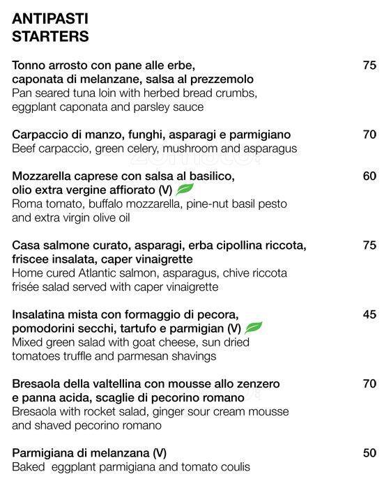 Gioia - Fairmont Ajman Menu, Menu for Gioia - Fairmont Ajman, Ajman ...