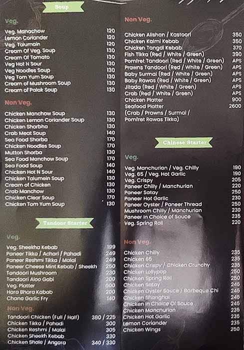 Menu of Malvan Tadka, Dombivali East, Thane